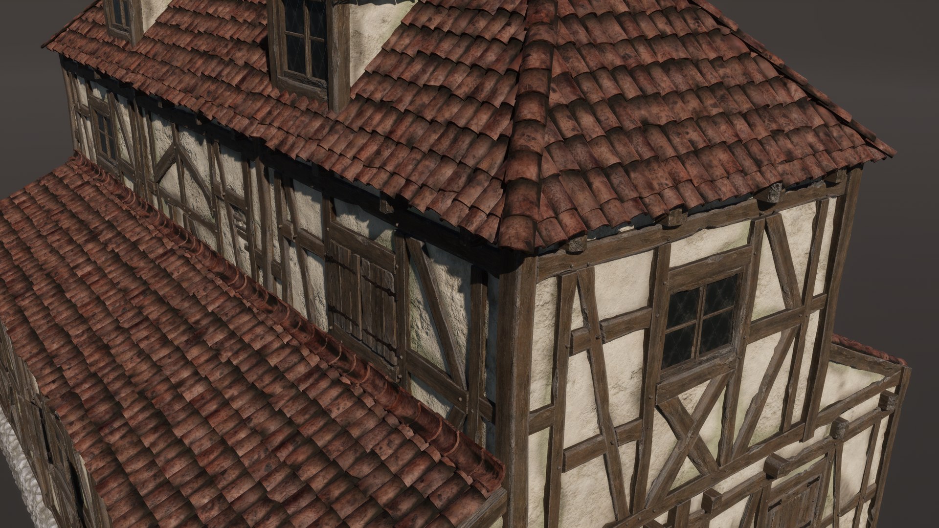 Medieval House 05 Game Ready Model - TurboSquid 2247932