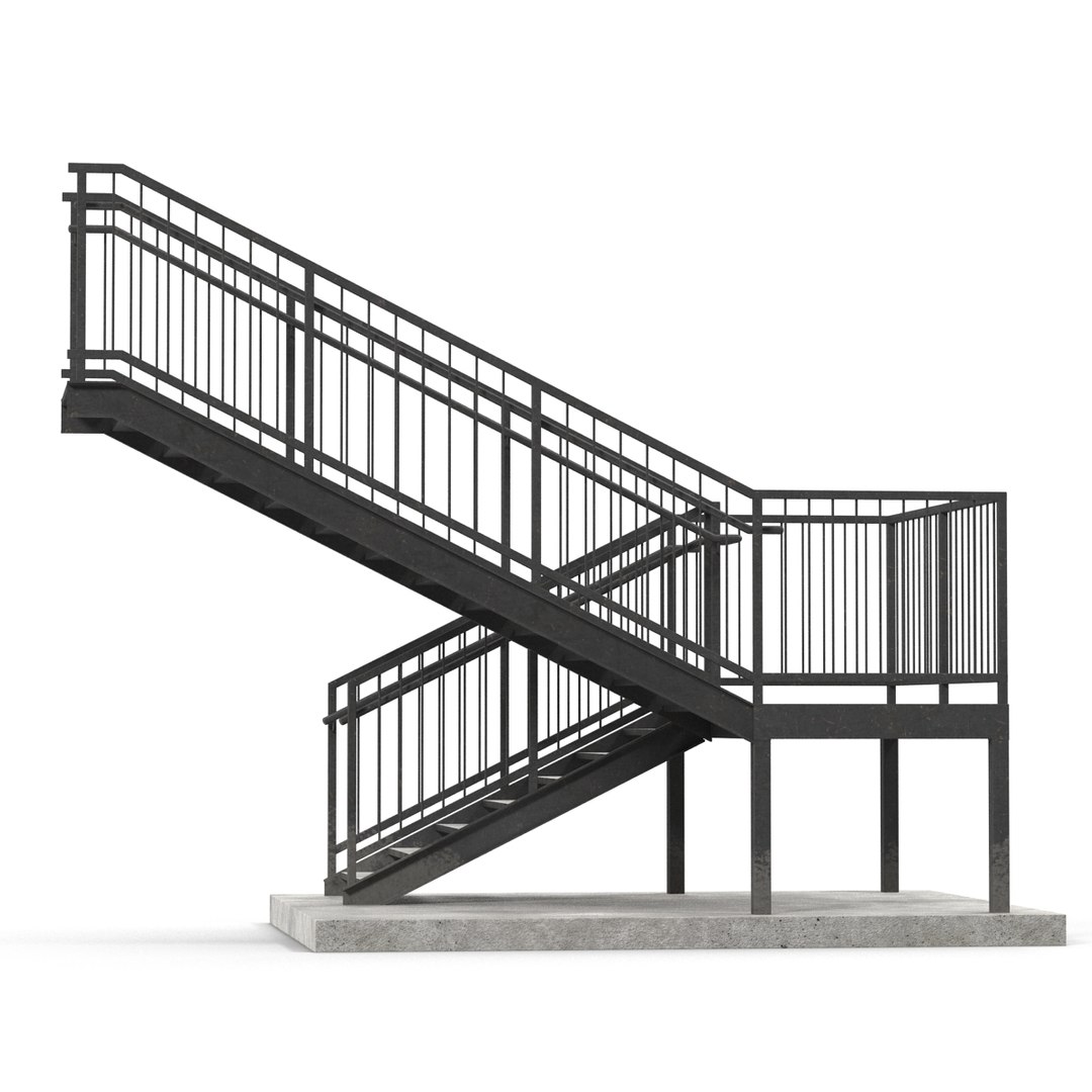 3d Stairs Modeled Build Model