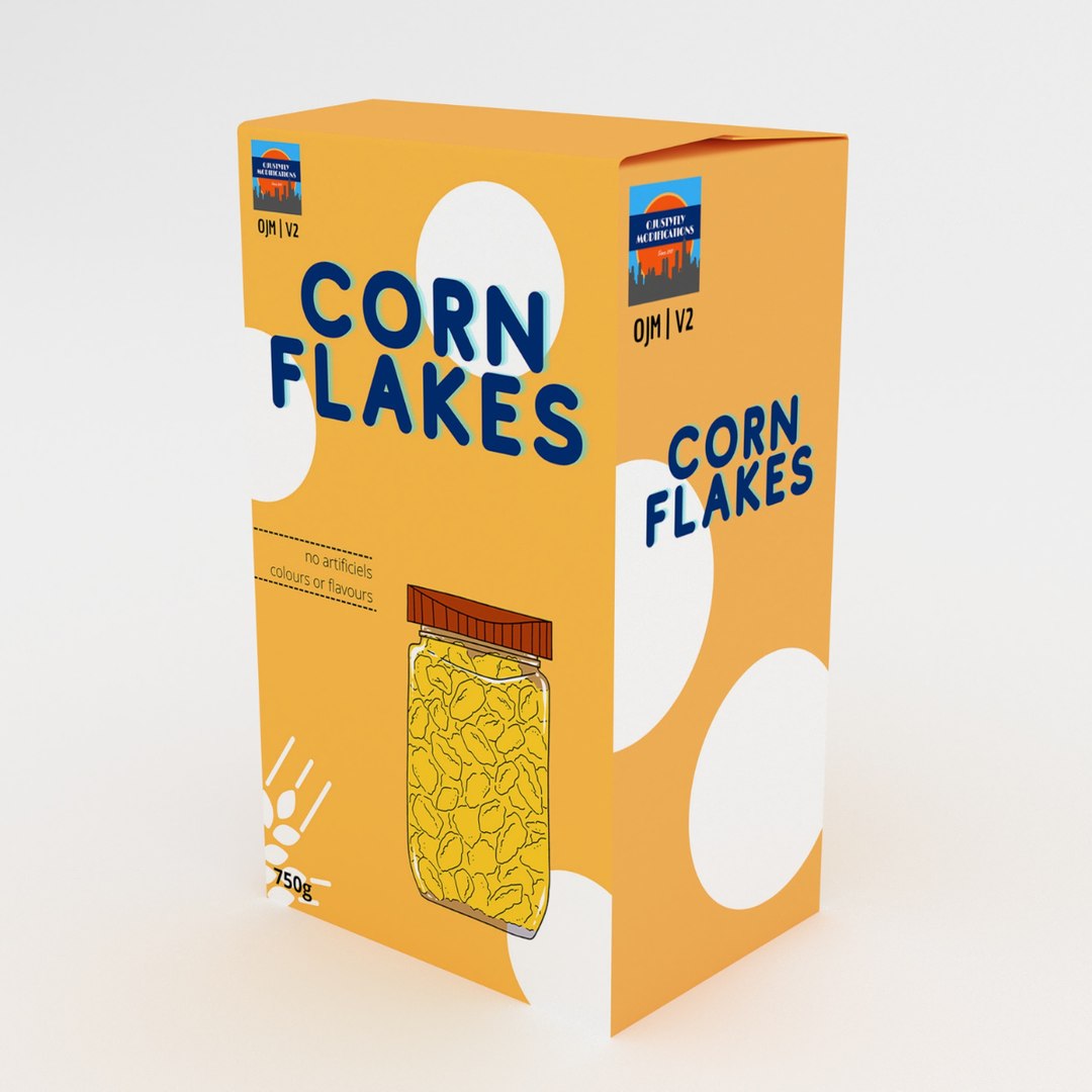 modelo 3d CornFlakes 750g V2 by OJM - TurboSquid 1932785