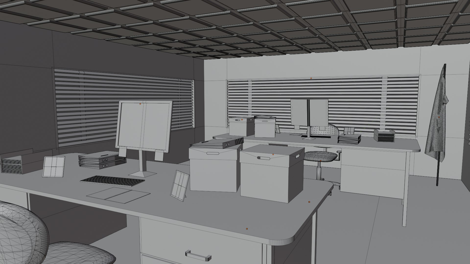 3D Police Station Interior Model - TurboSquid 2158030
