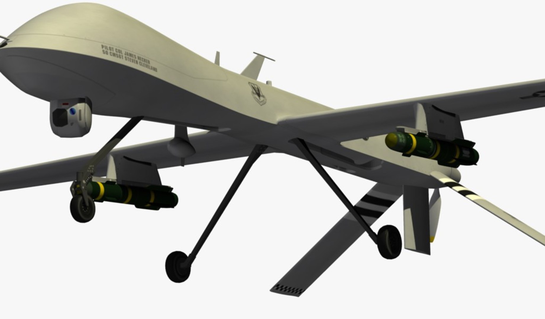 mq-1 predator uav obj