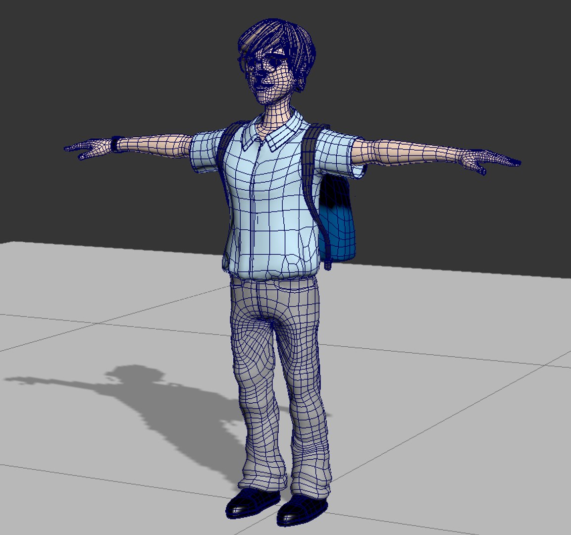 Nerdy Nerd School Kid Model - TurboSquid 1463722