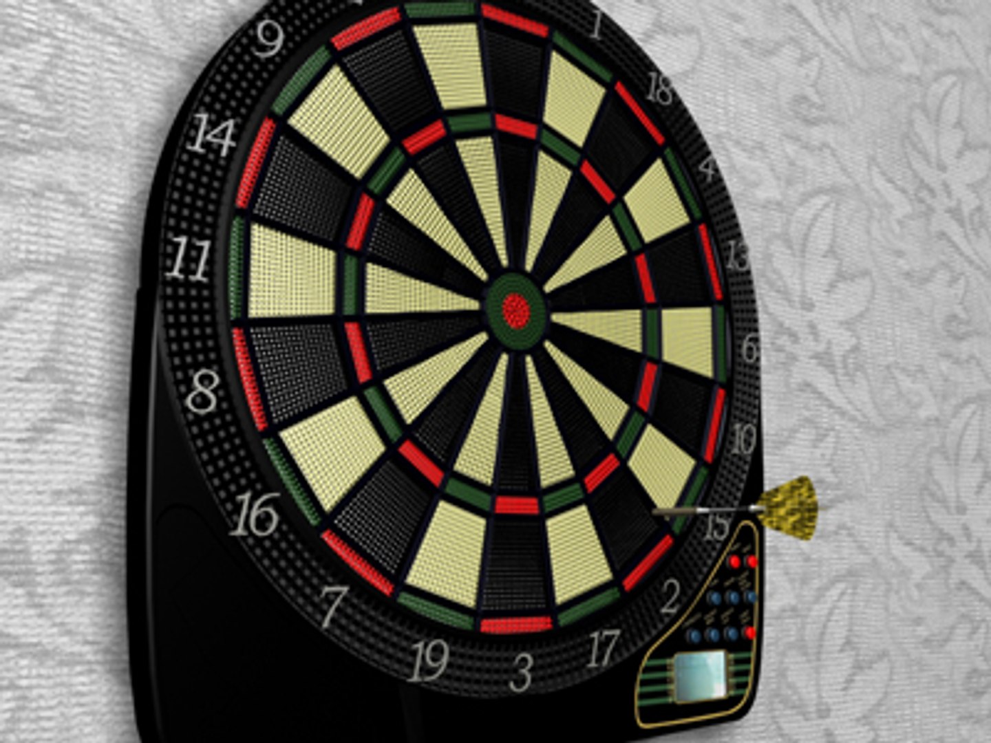 electronic darts 3d model