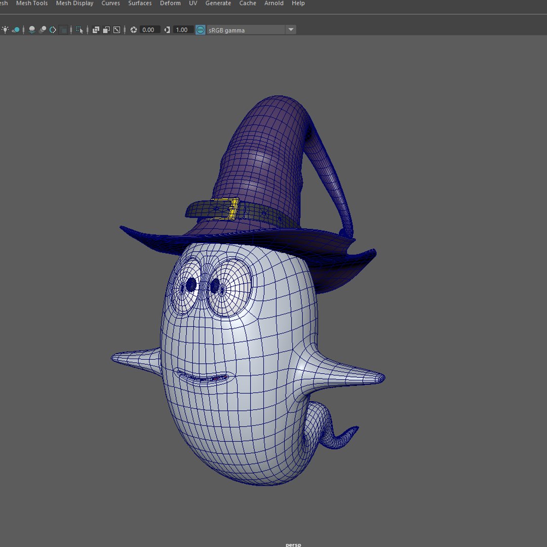 3D Ghost Cartoon Model - TurboSquid 1675285