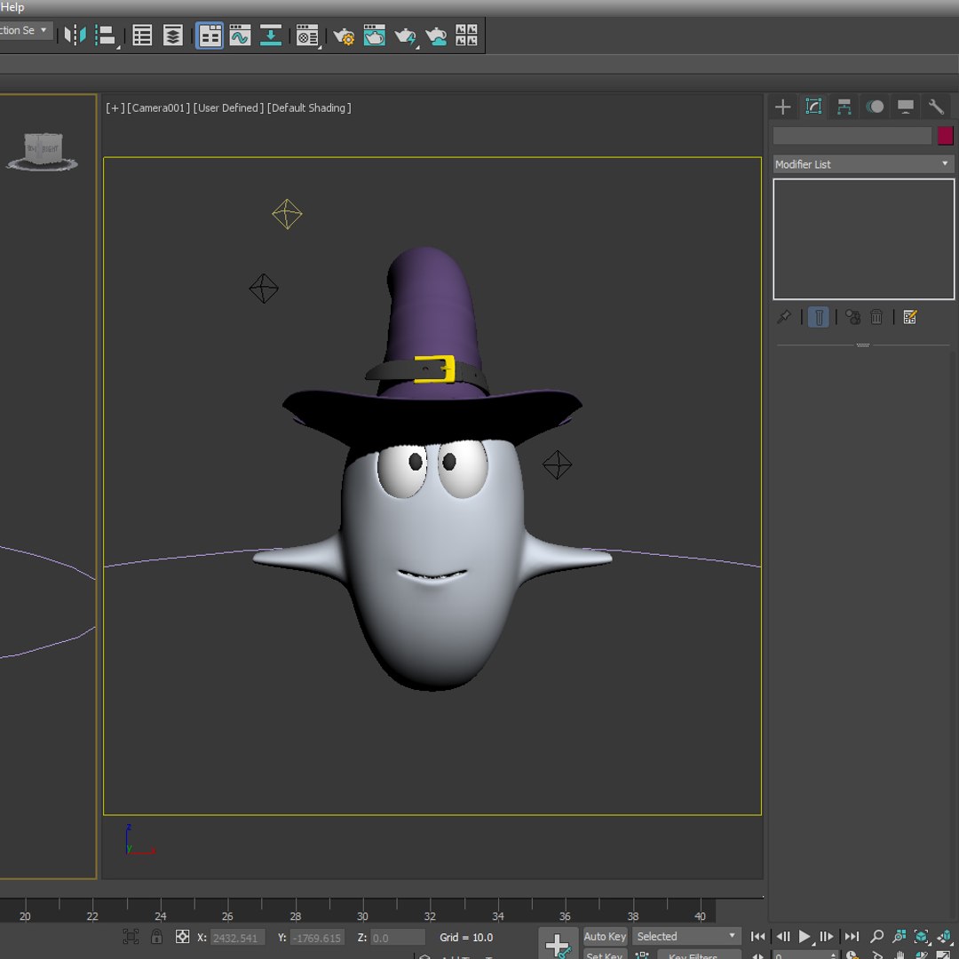 3D Ghost Cartoon Model - TurboSquid 1675285