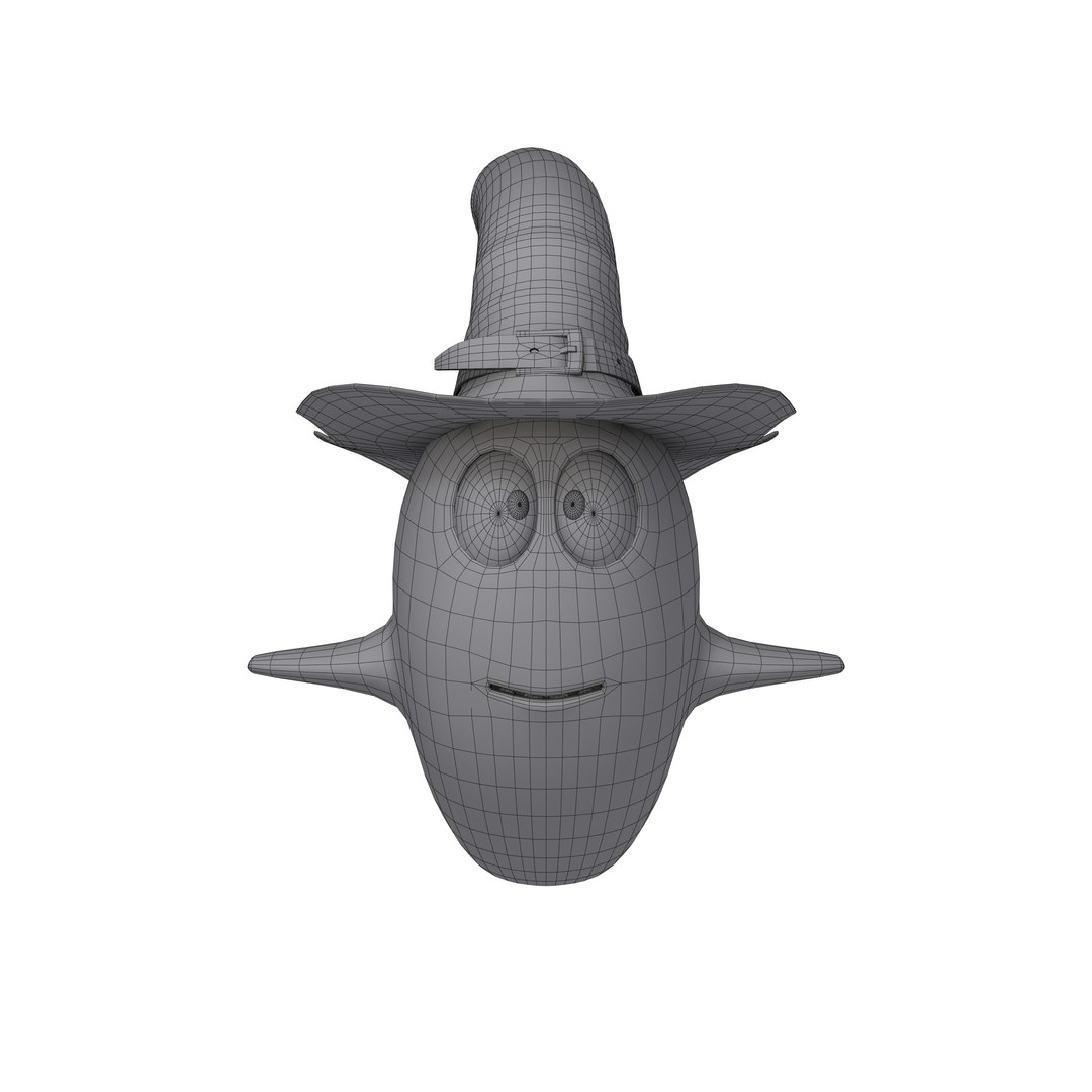 3D Ghost Cartoon Model - TurboSquid 1675285