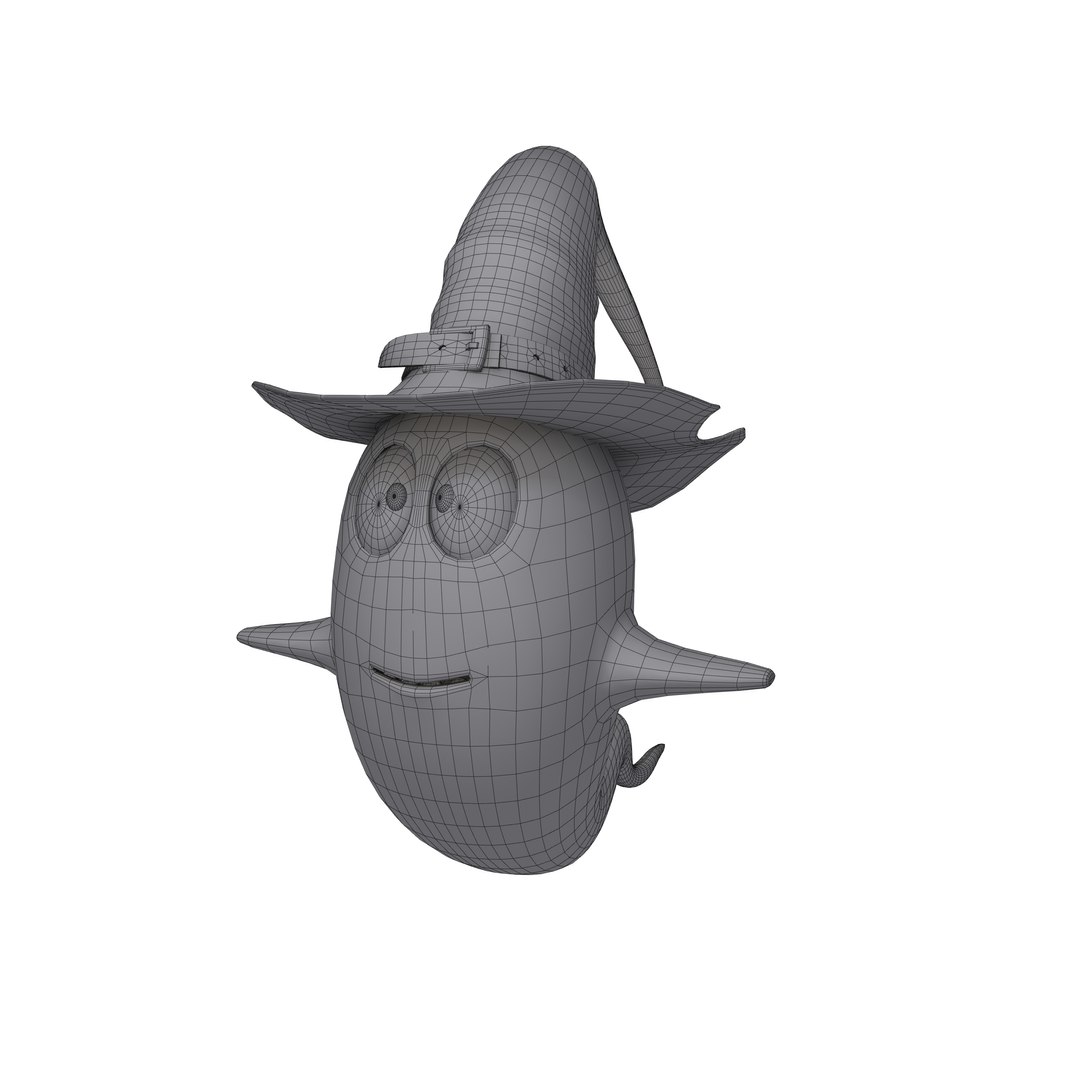 3D Ghost Cartoon Model - TurboSquid 1675285