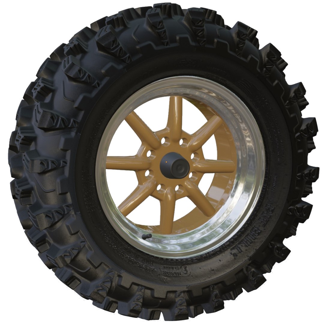 3D Off Road Wheel Laser Scan - TurboSquid 1949781