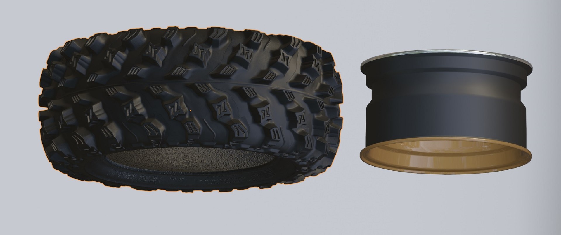 3D Off Road Wheel Laser Scan - TurboSquid 1949781