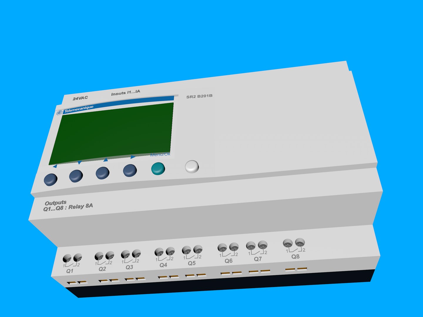 3D модель ПЛК Zelio Logic - TurboSquid 1401689