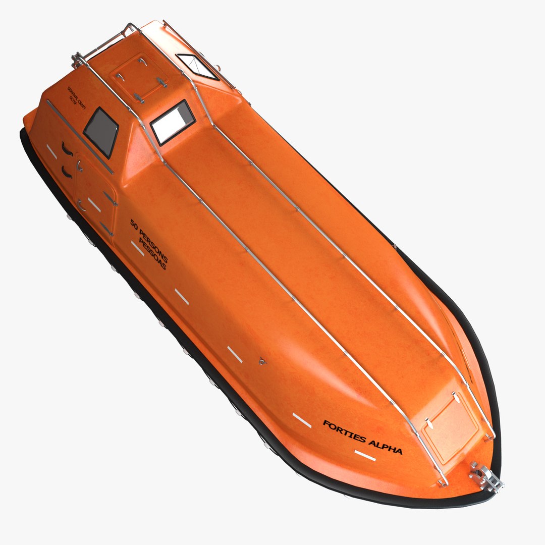 3d Model Lifeboat Norsafe