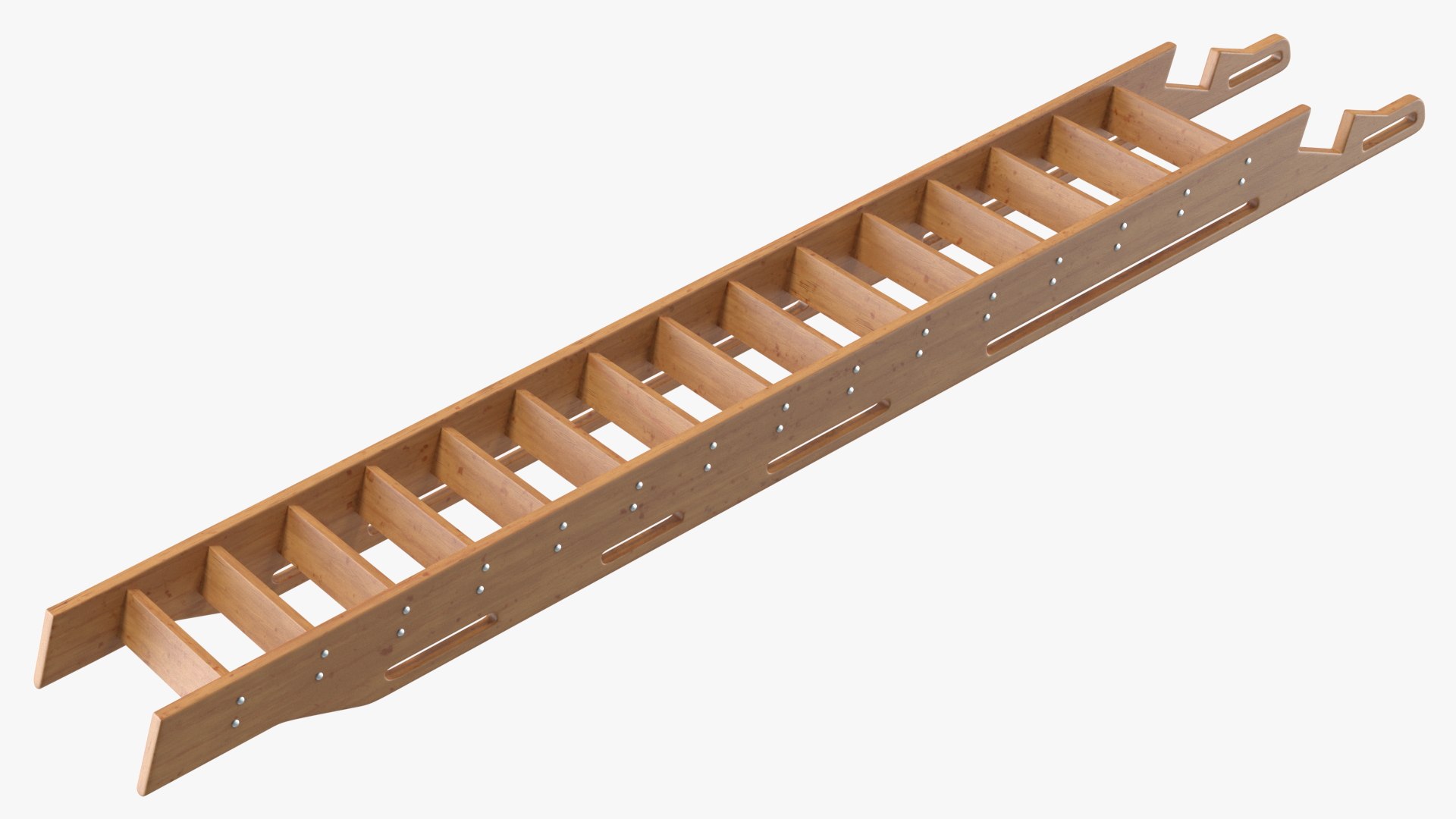 3D Wooden Ladder model - TurboSquid 2097734