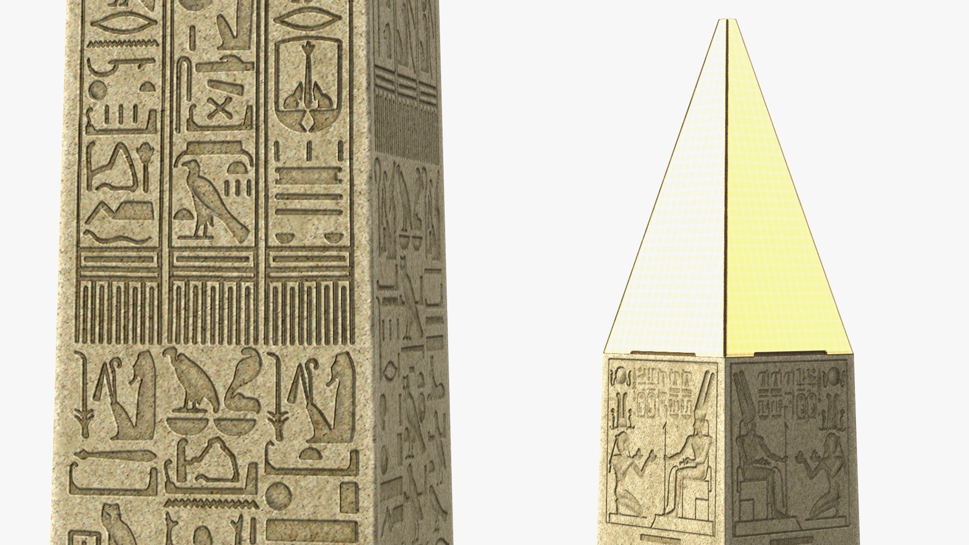 Ancient Egyptian Obelisks 3D model - TurboSquid 1872914
