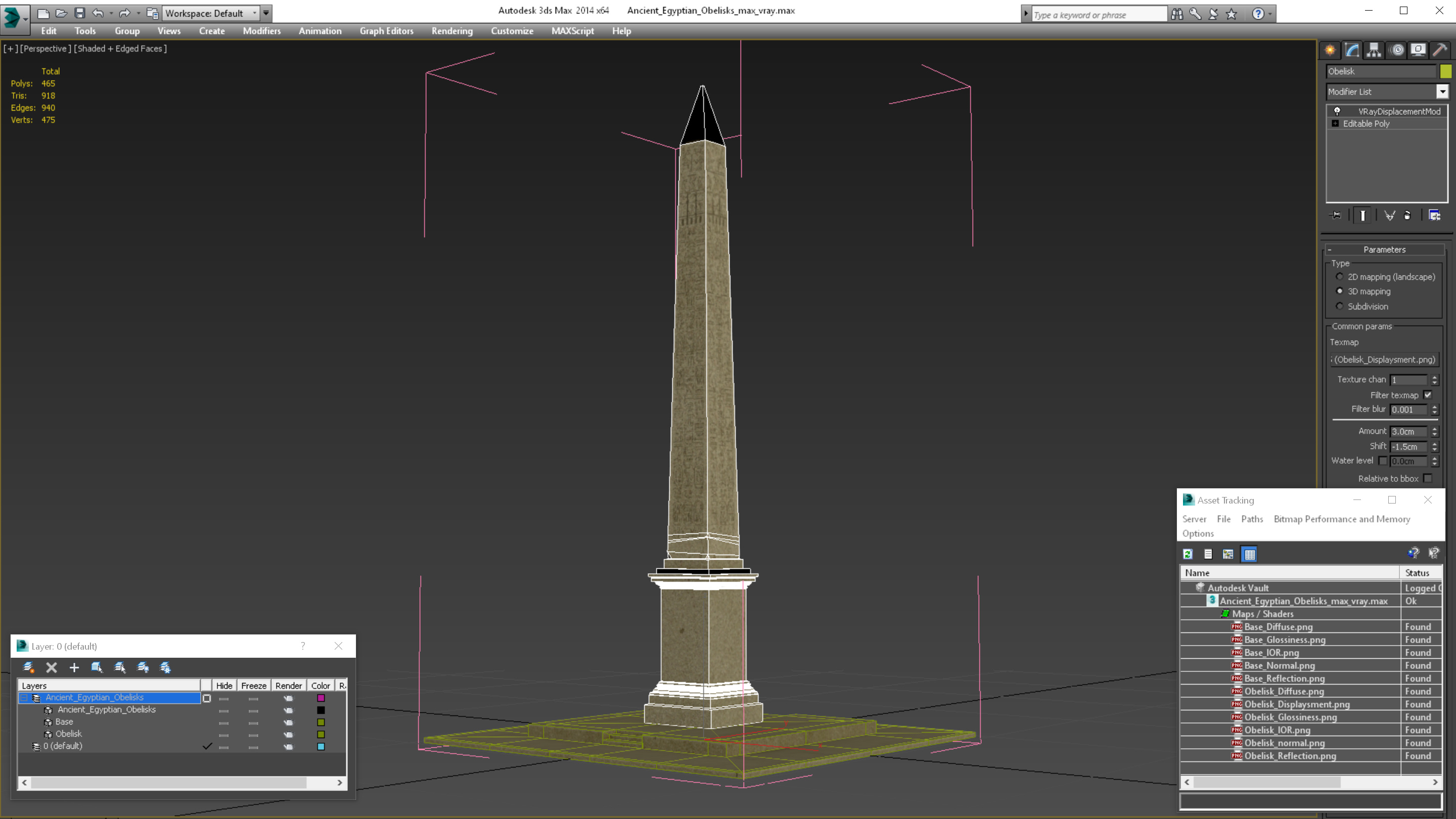 Ancient Egyptian Obelisks 3D model - TurboSquid 1872914