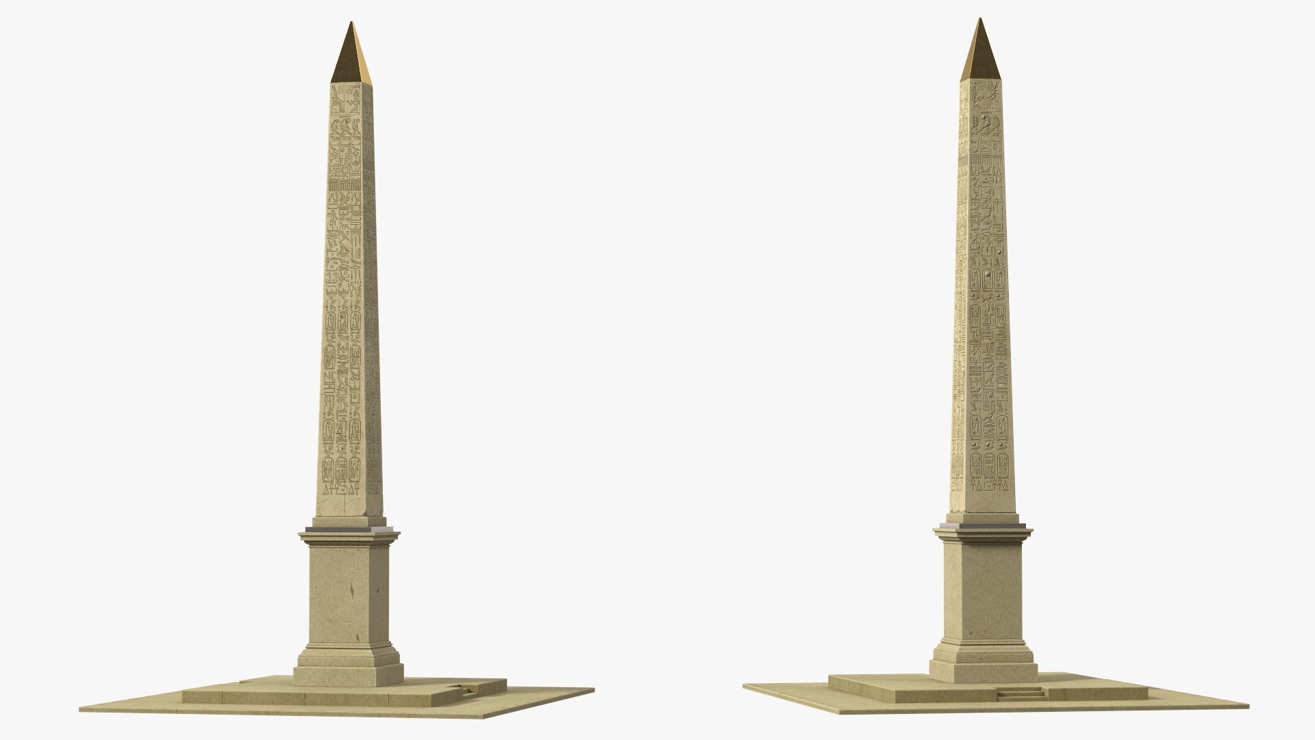 Ancient Egyptian Obelisks 3D model - TurboSquid 1872914