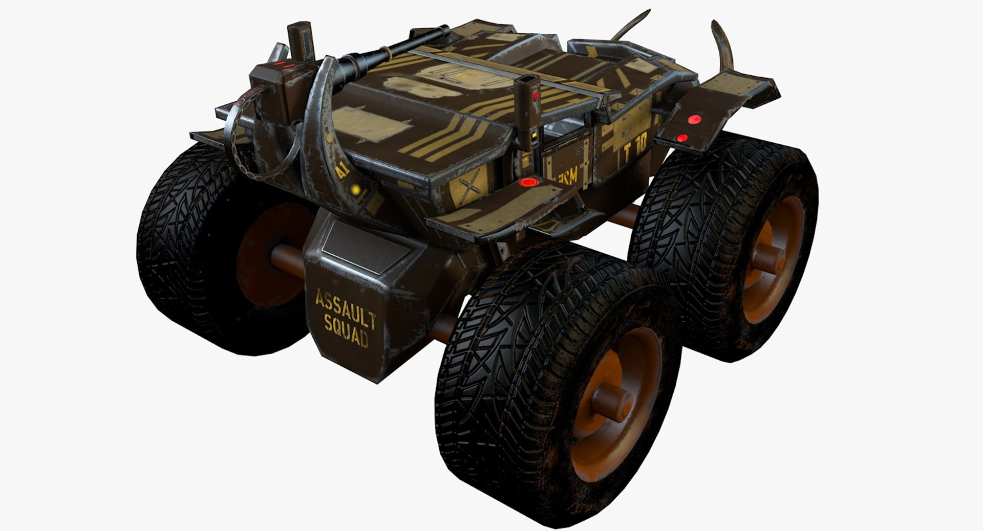 3d Combat Truck Car