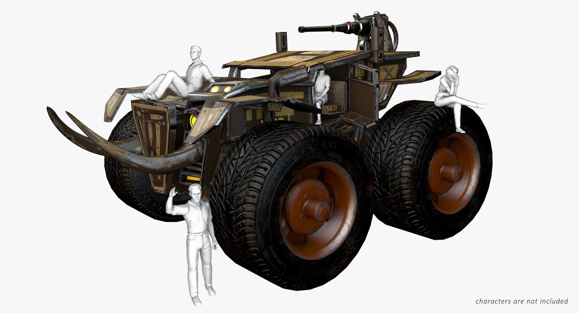 3d Combat Truck Car