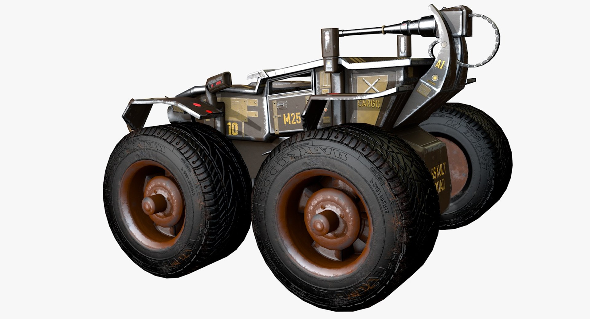 3d Combat Truck Car