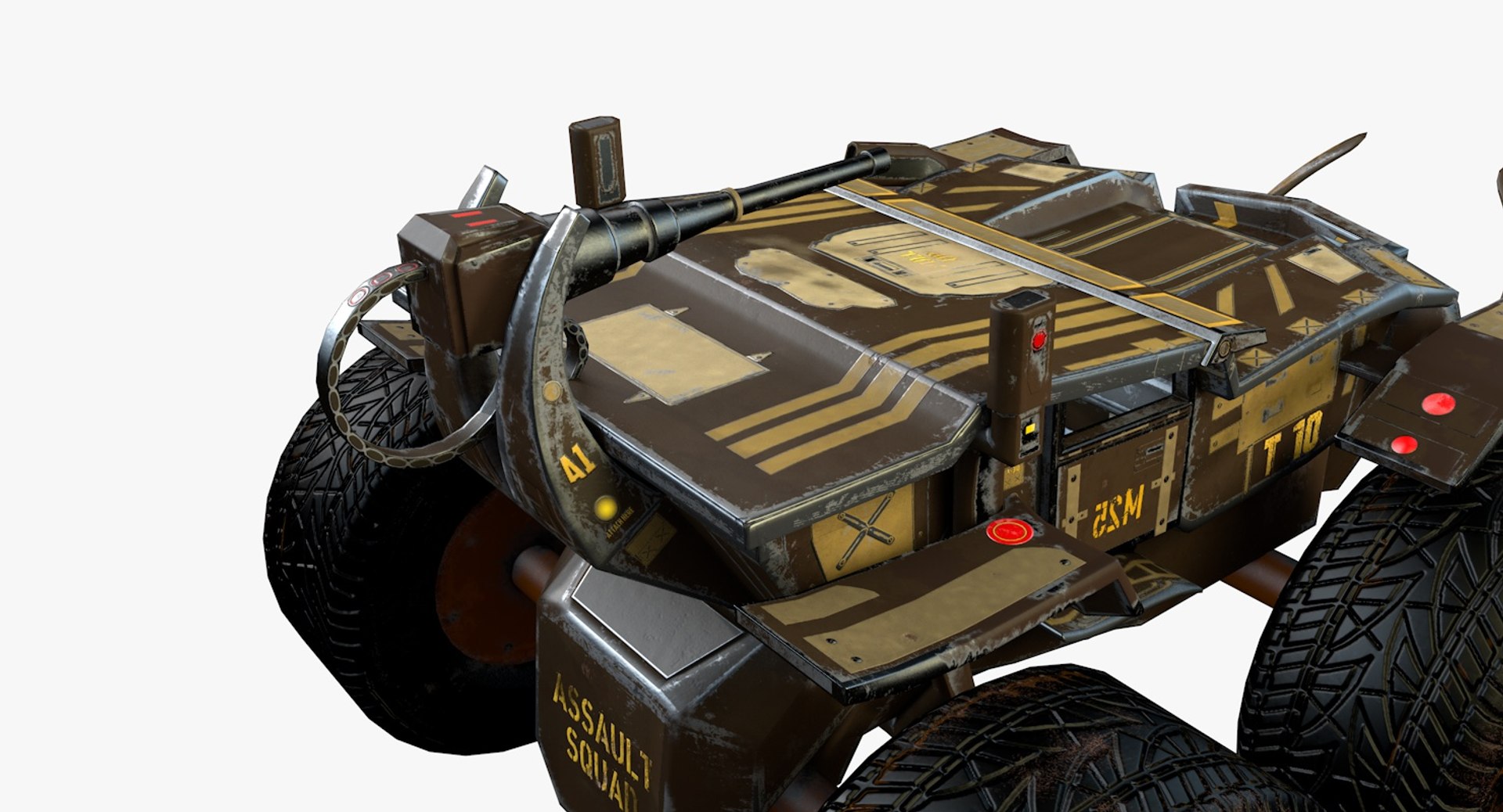 3d Combat Truck Car