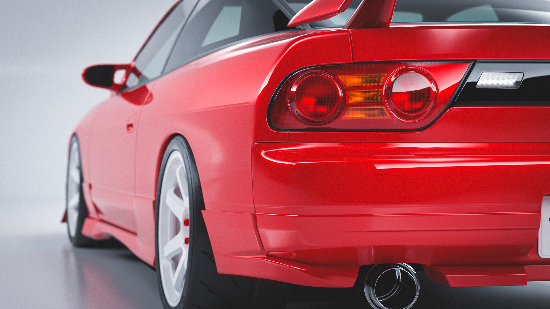 Nissan 180sx S13 Type X Model - TurboSquid 2051992