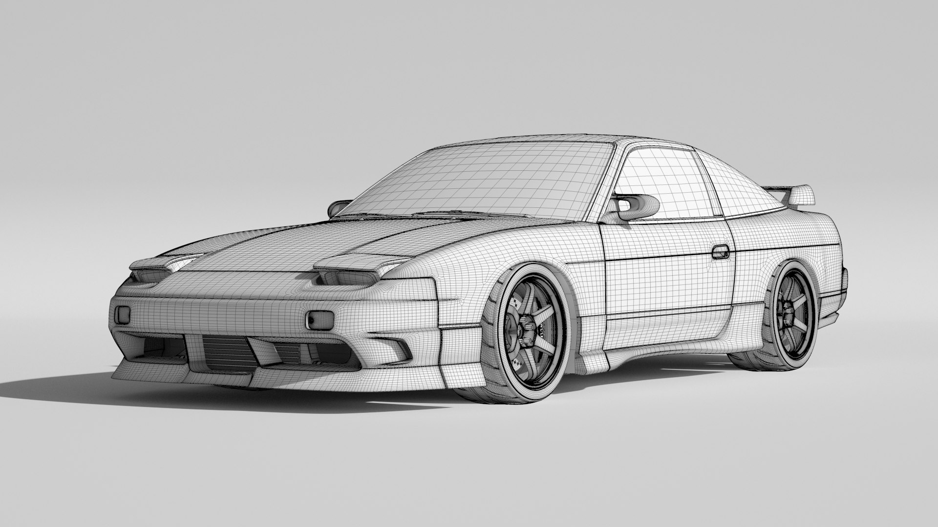 Nissan 180sx S13 Type X Model - TurboSquid 2051992