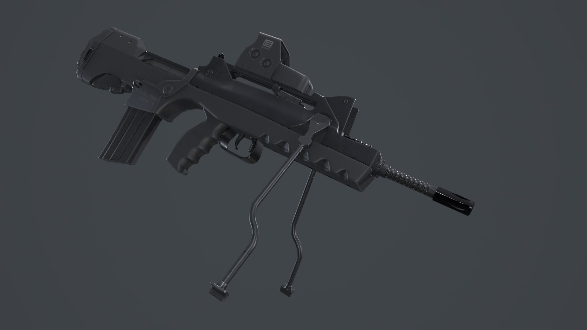3D Model FAMAS G2 Valorise Eotech 552 Scope - TurboSquid 2314141