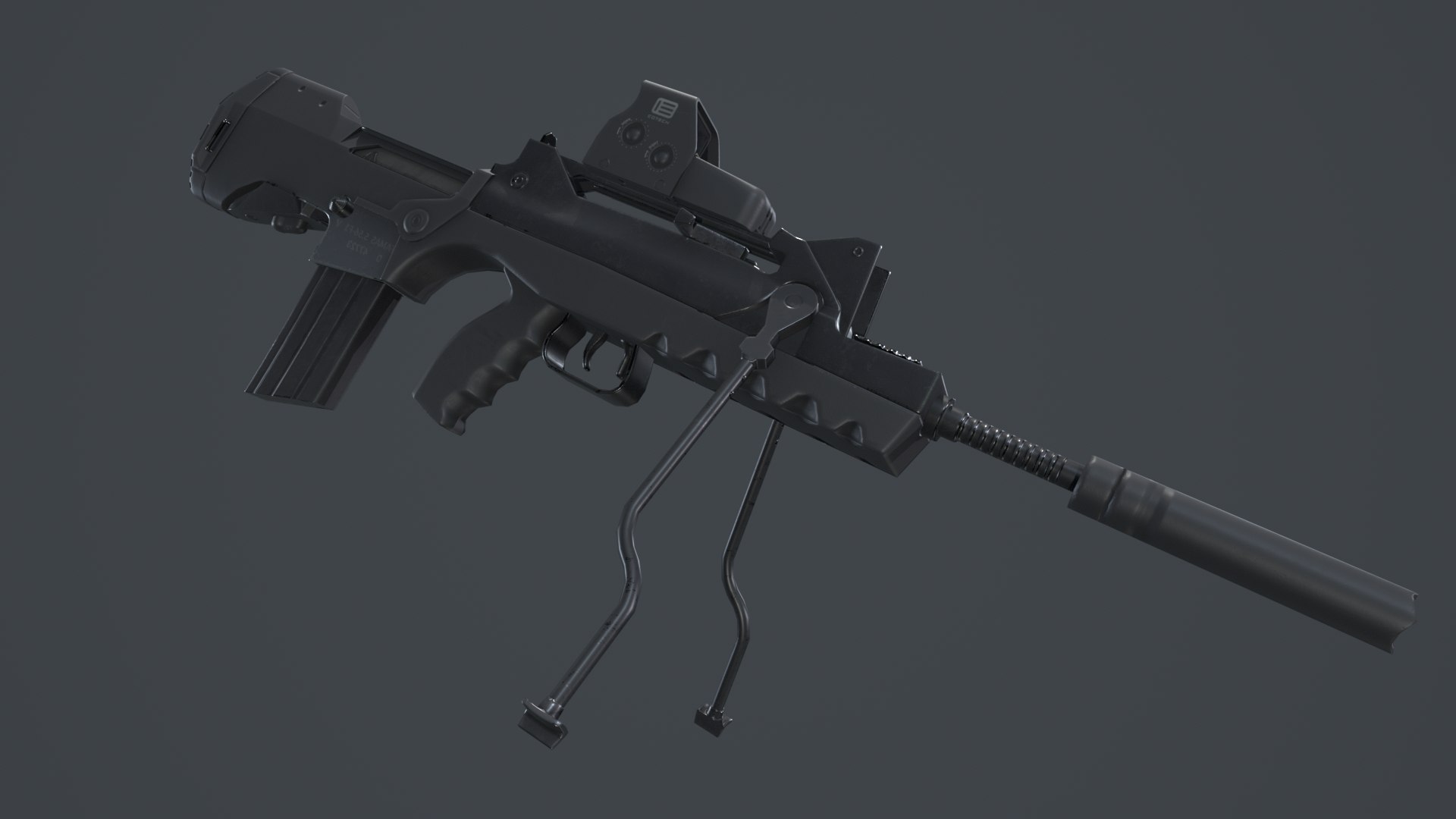 3D Model FAMAS G2 Valorise Eotech 552 Scope - TurboSquid 2314141