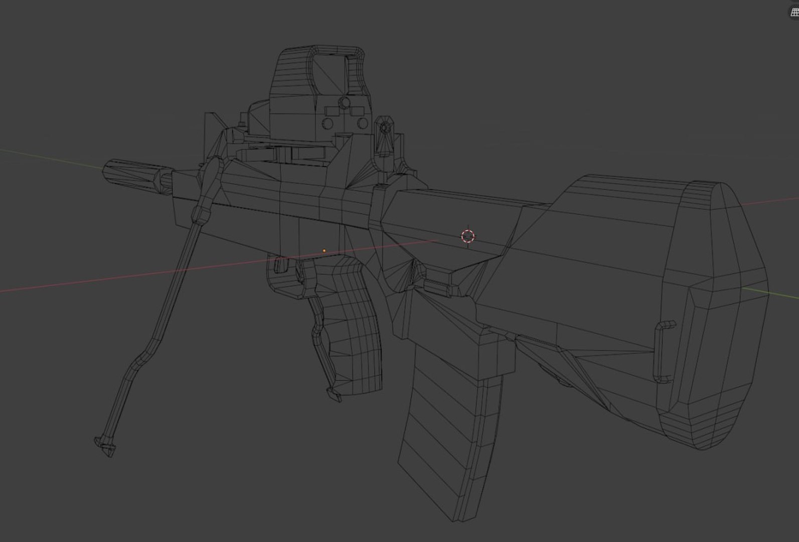 3D Model FAMAS G2 Valorise Eotech 552 Scope - TurboSquid 2314141