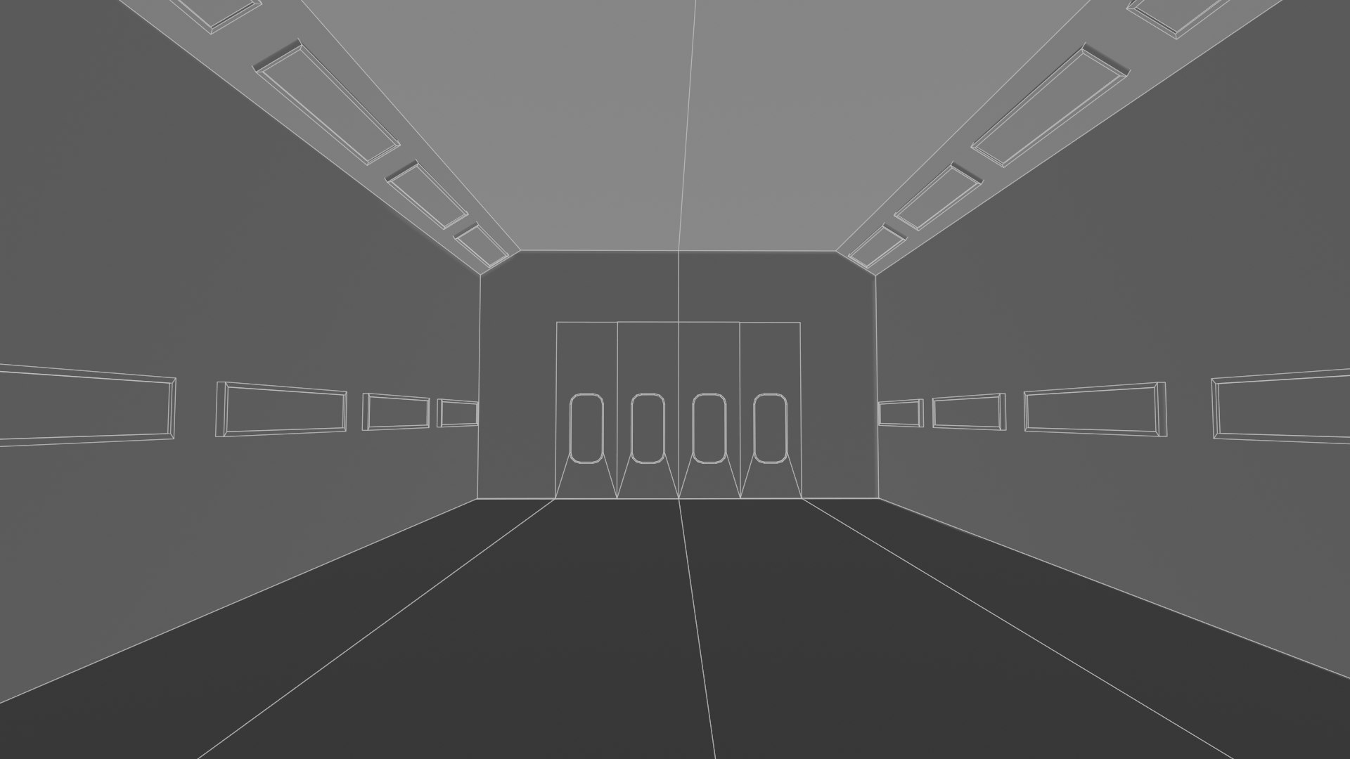 Automotive Paint Booth 3D Model - TurboSquid 1765596