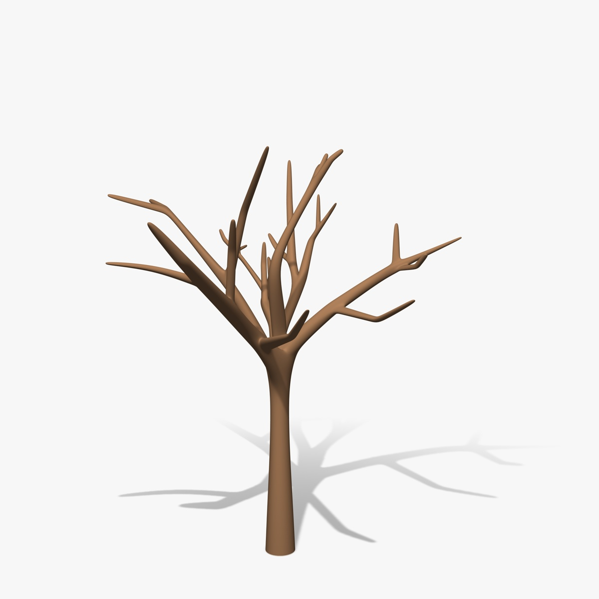 cartoon tree 3d model