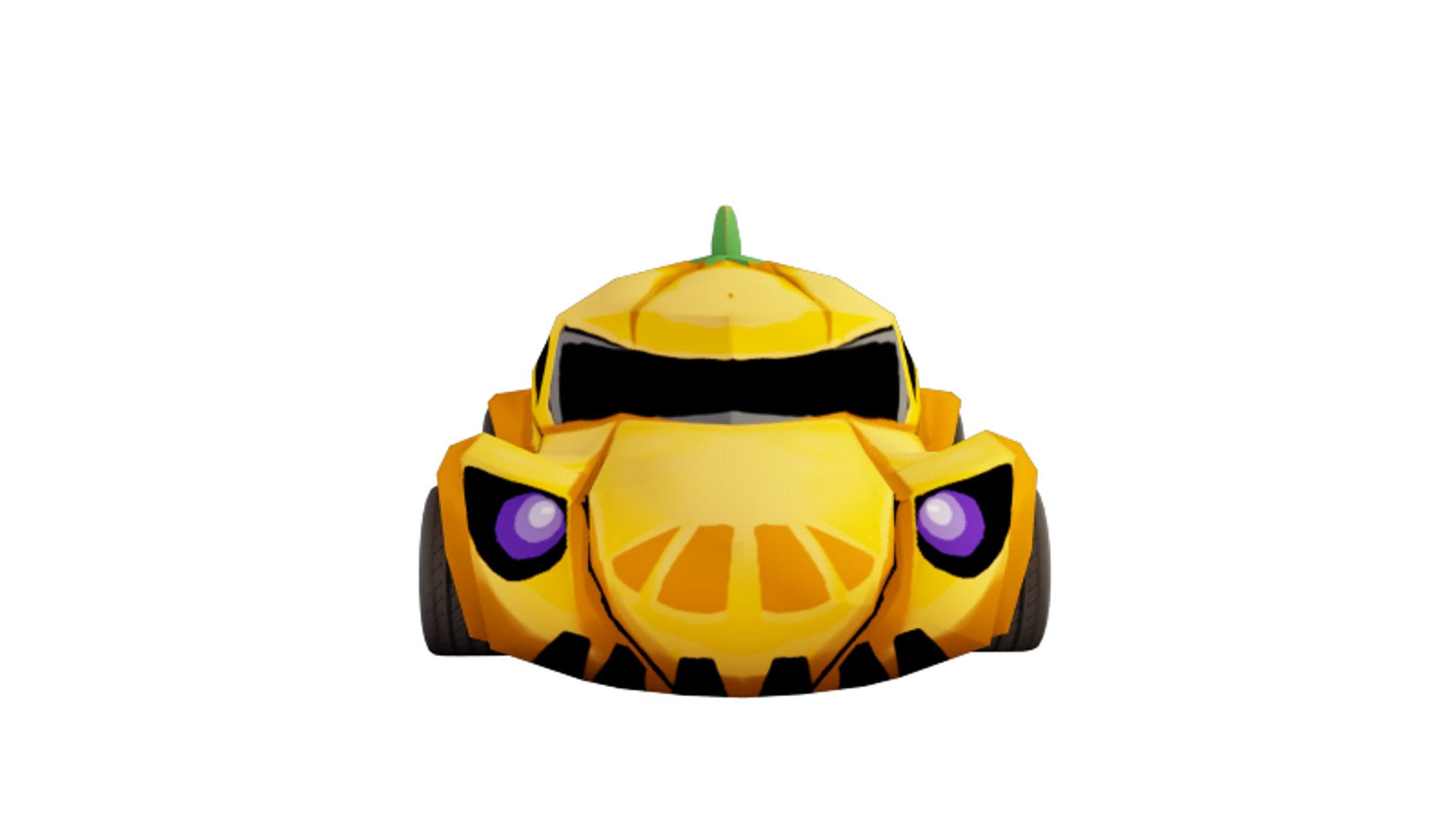 3d Model Car Pumpkin
