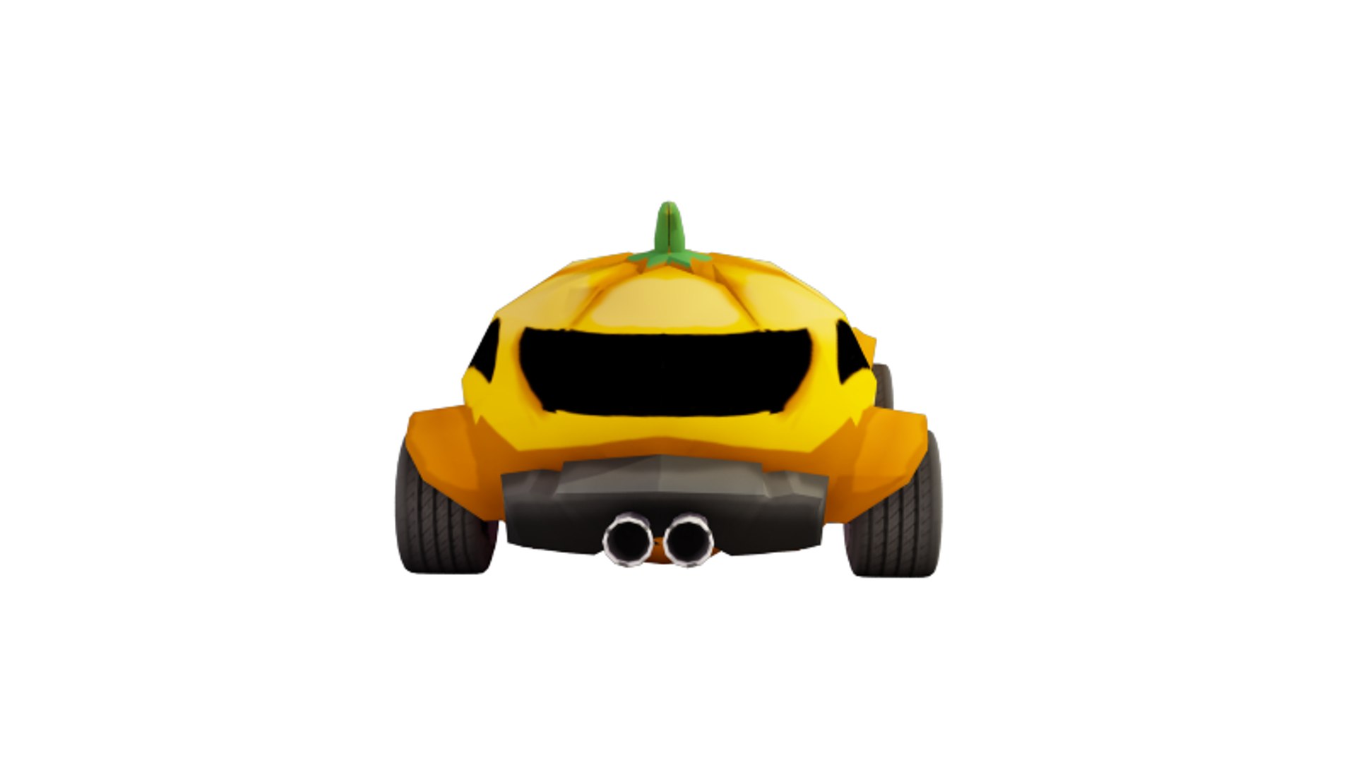 3d Model Car Pumpkin