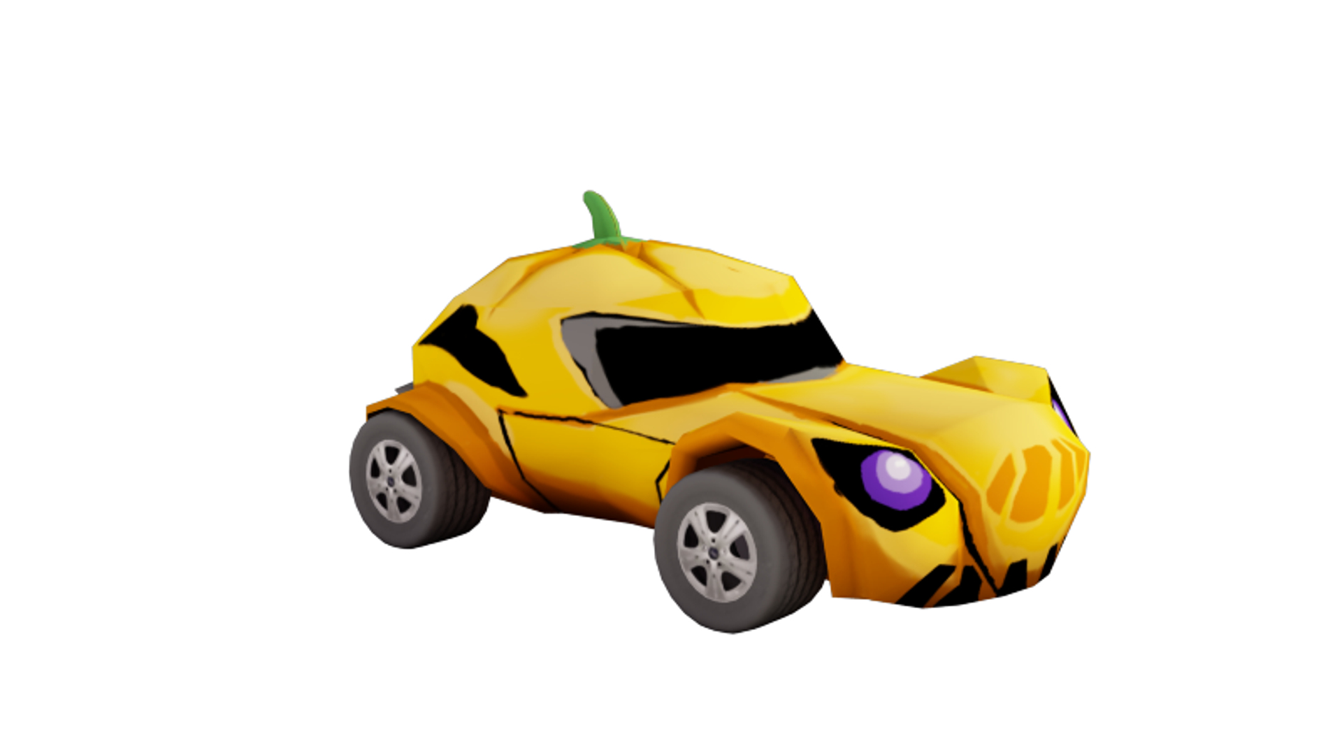 3d Model Car Pumpkin