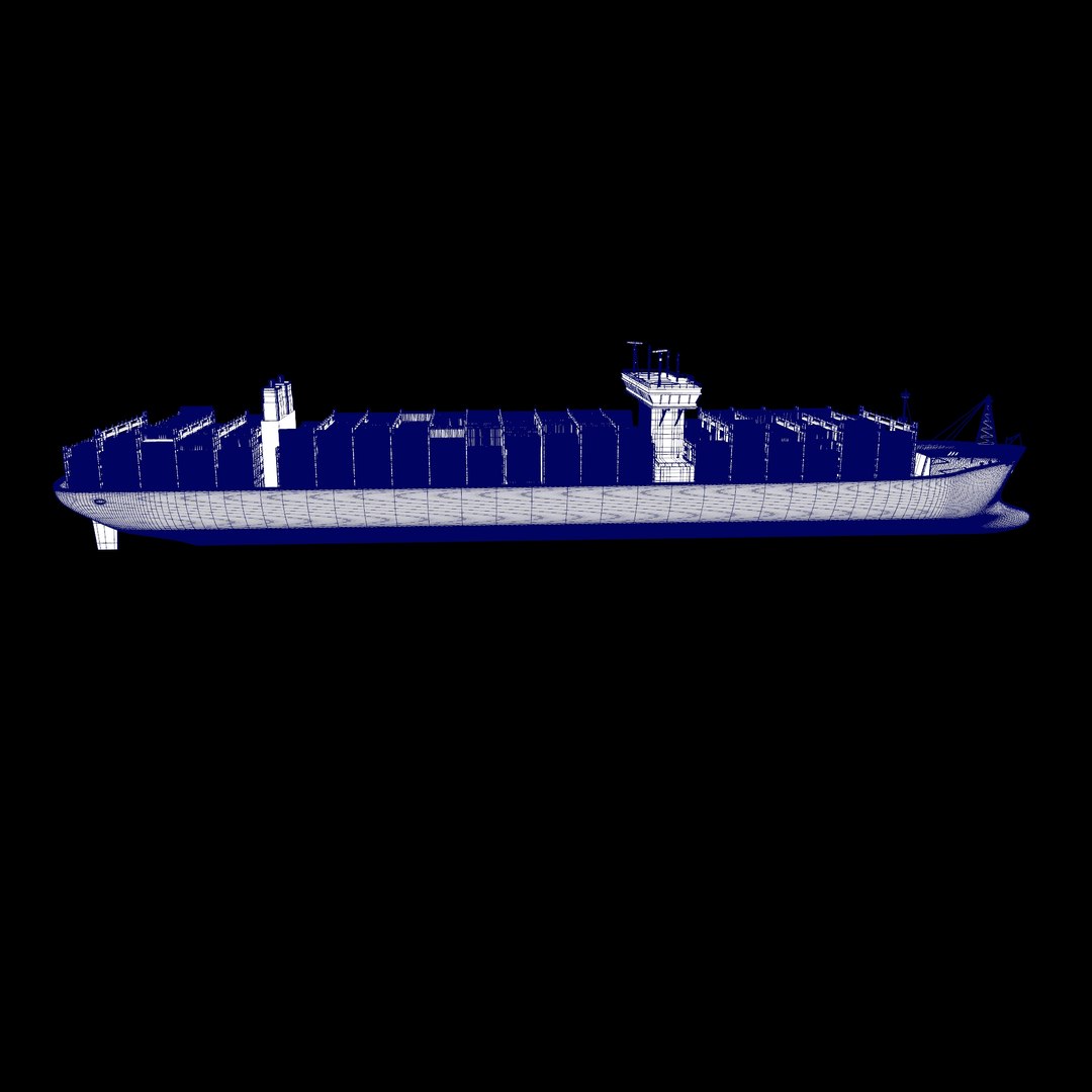 3D Large Container Ship Maersk Line Model - TurboSquid 2040104
