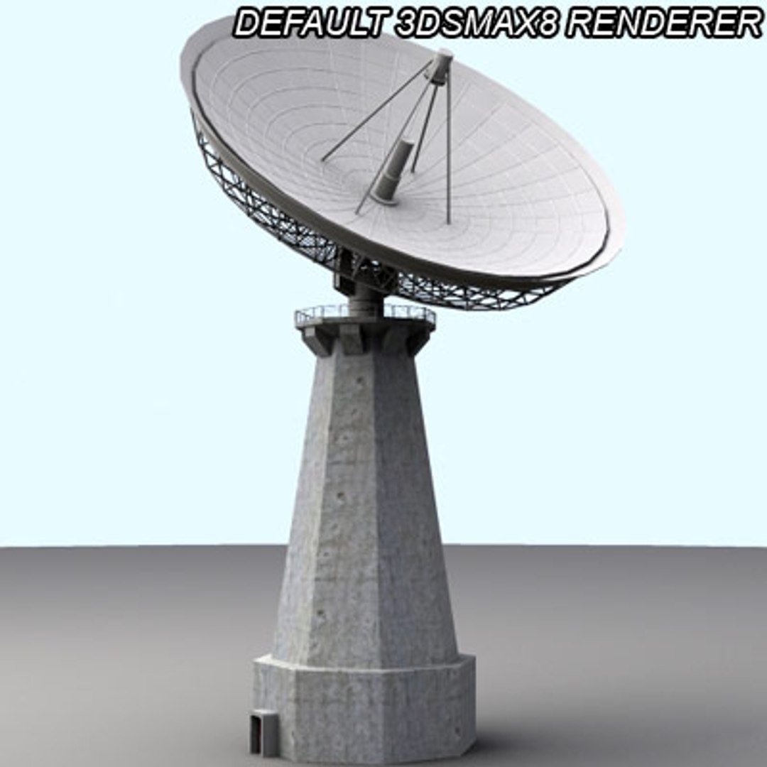 3d Radio Communication Tower Model