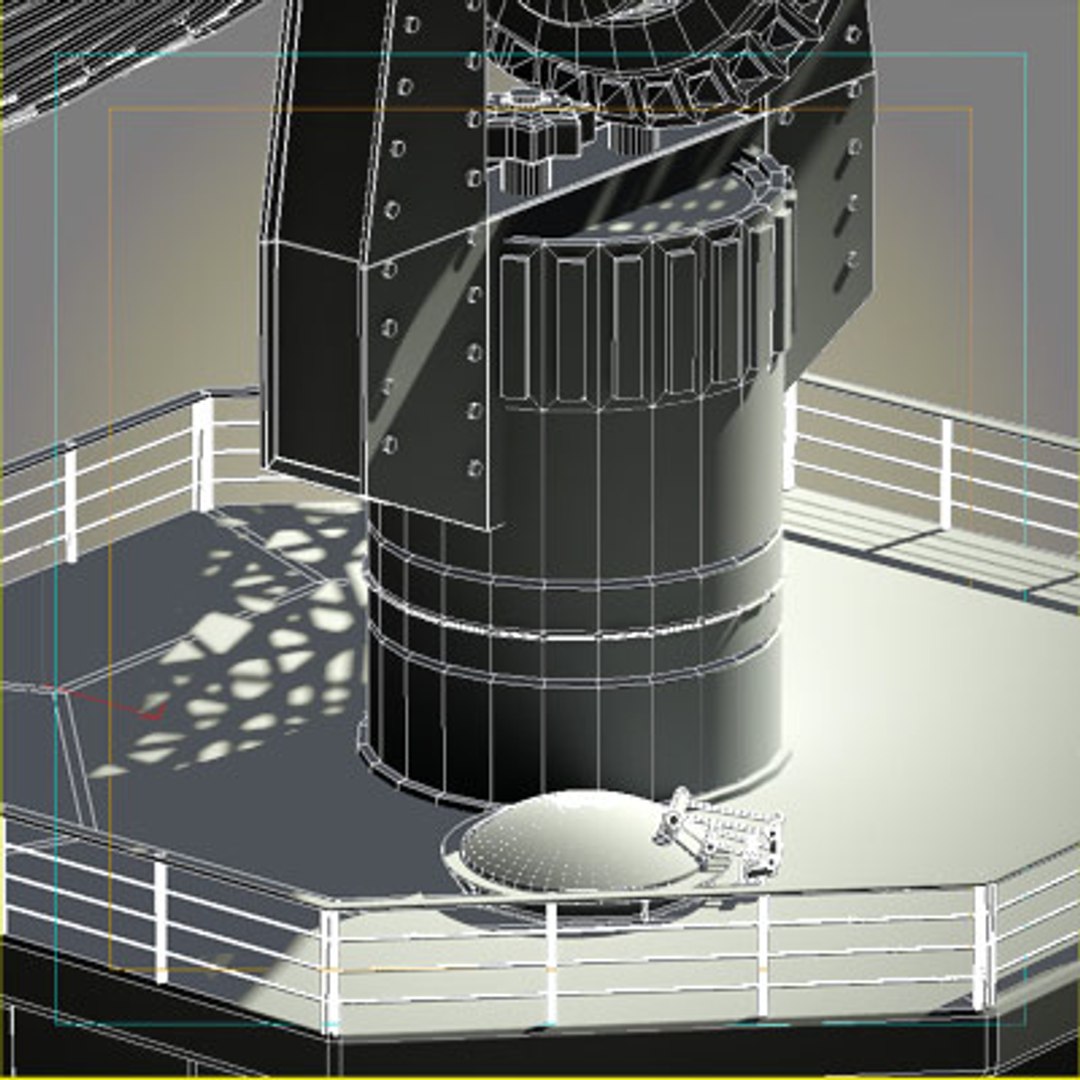 3d Radio Communication Tower Model