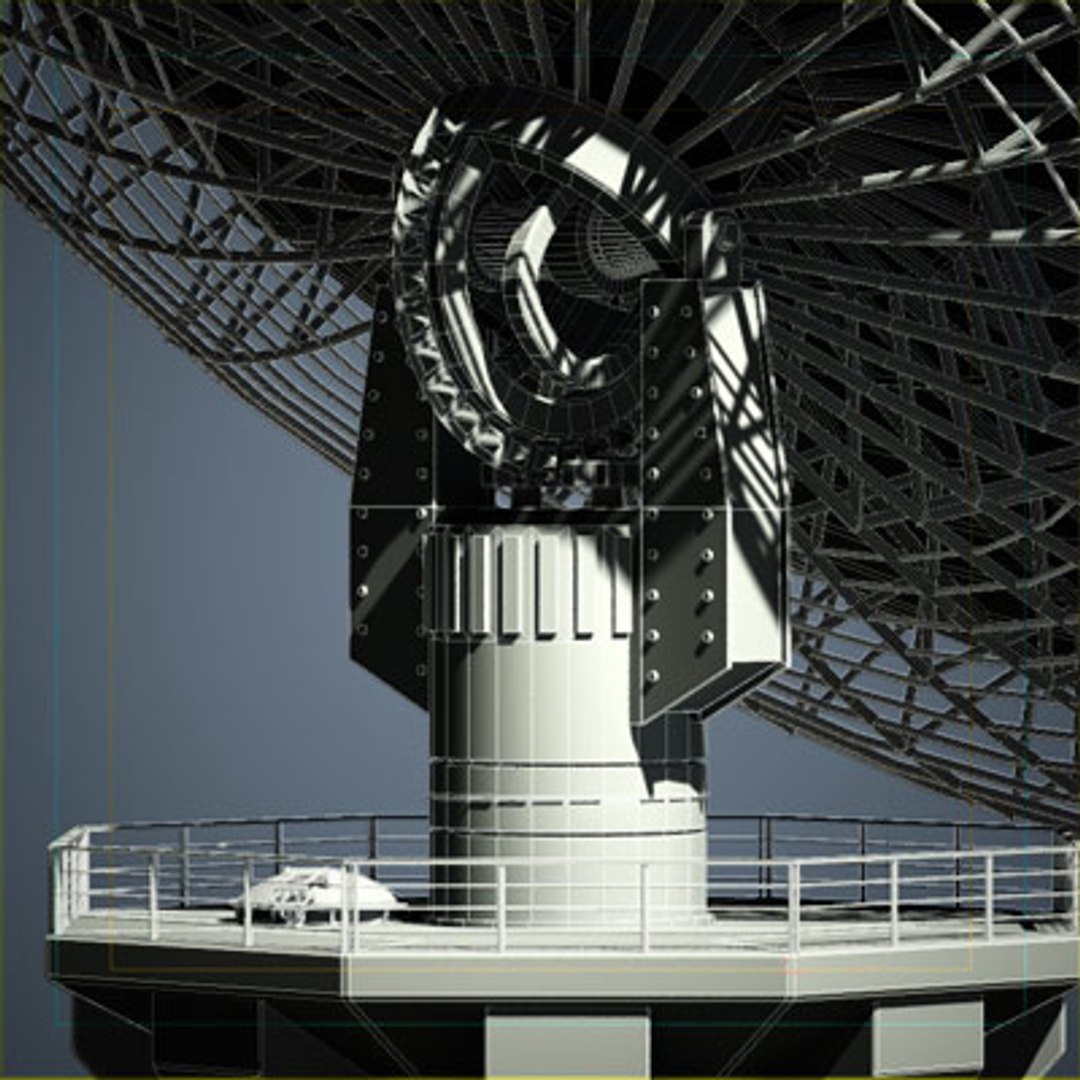 3d Radio Communication Tower Model