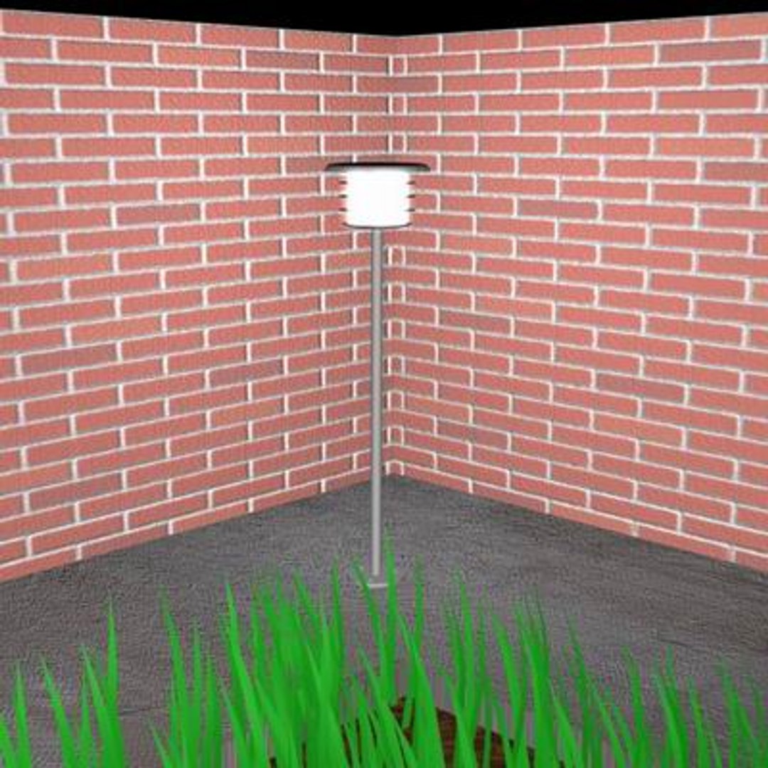 3d model garden light