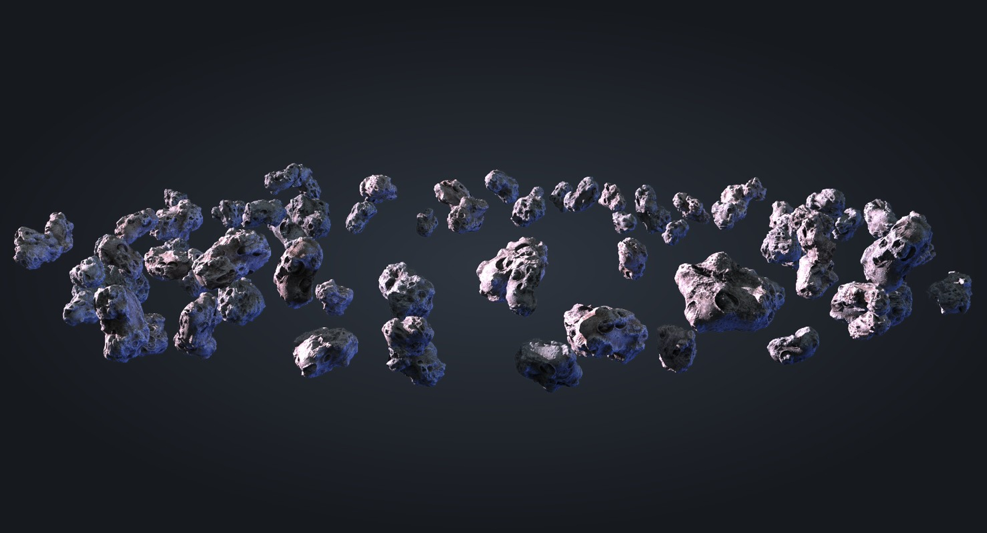 Scale Model Of The Asteroid Belt