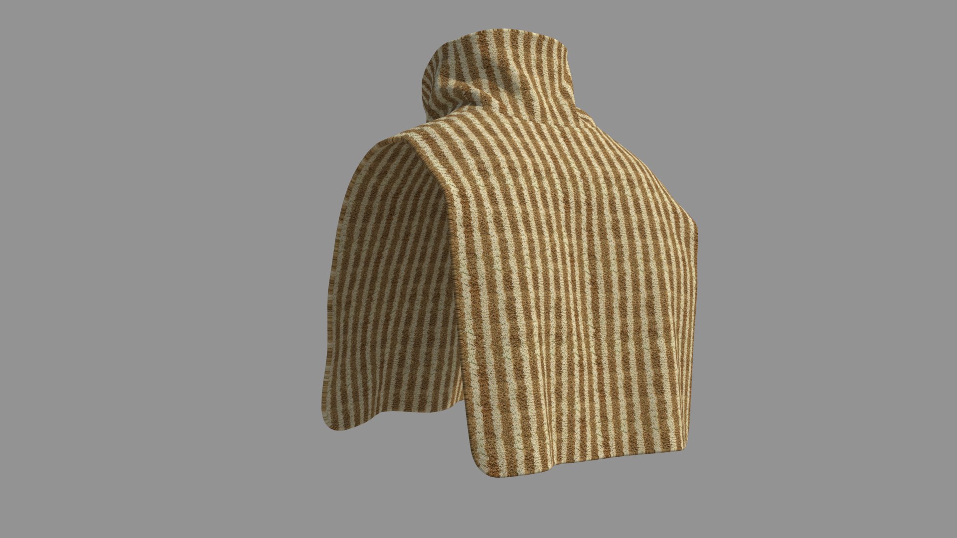 3D Model Scarf - High Neck Collar - TurboSquid 1977844