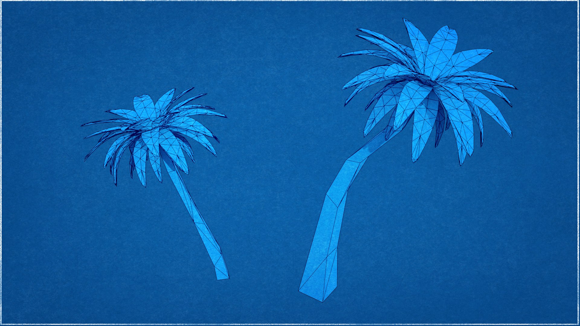 Collection Trees Savannah Biome Low Poly 3D Model - TurboSquid 2217198