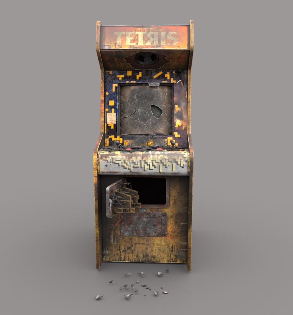 3D Old Arcade Machine Model - TurboSquid 1638309