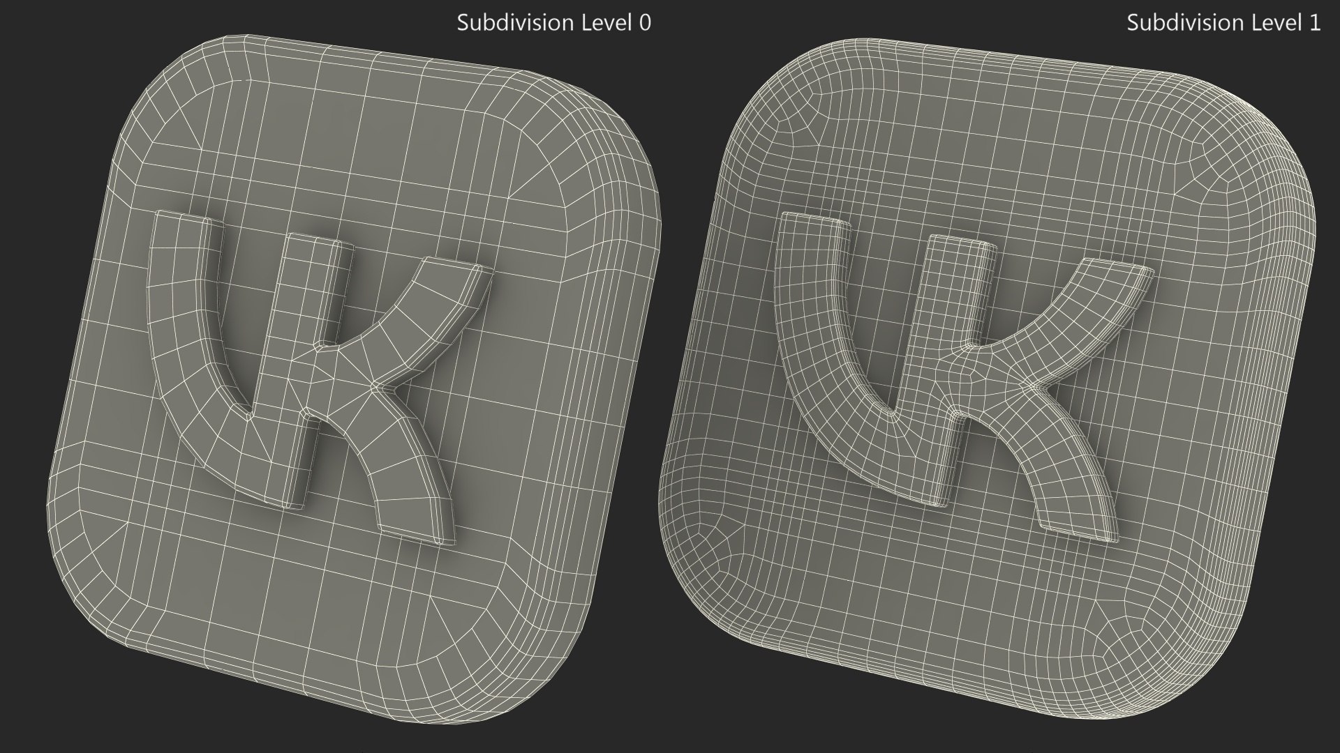 3D VK Icon Model - TurboSquid 2276751