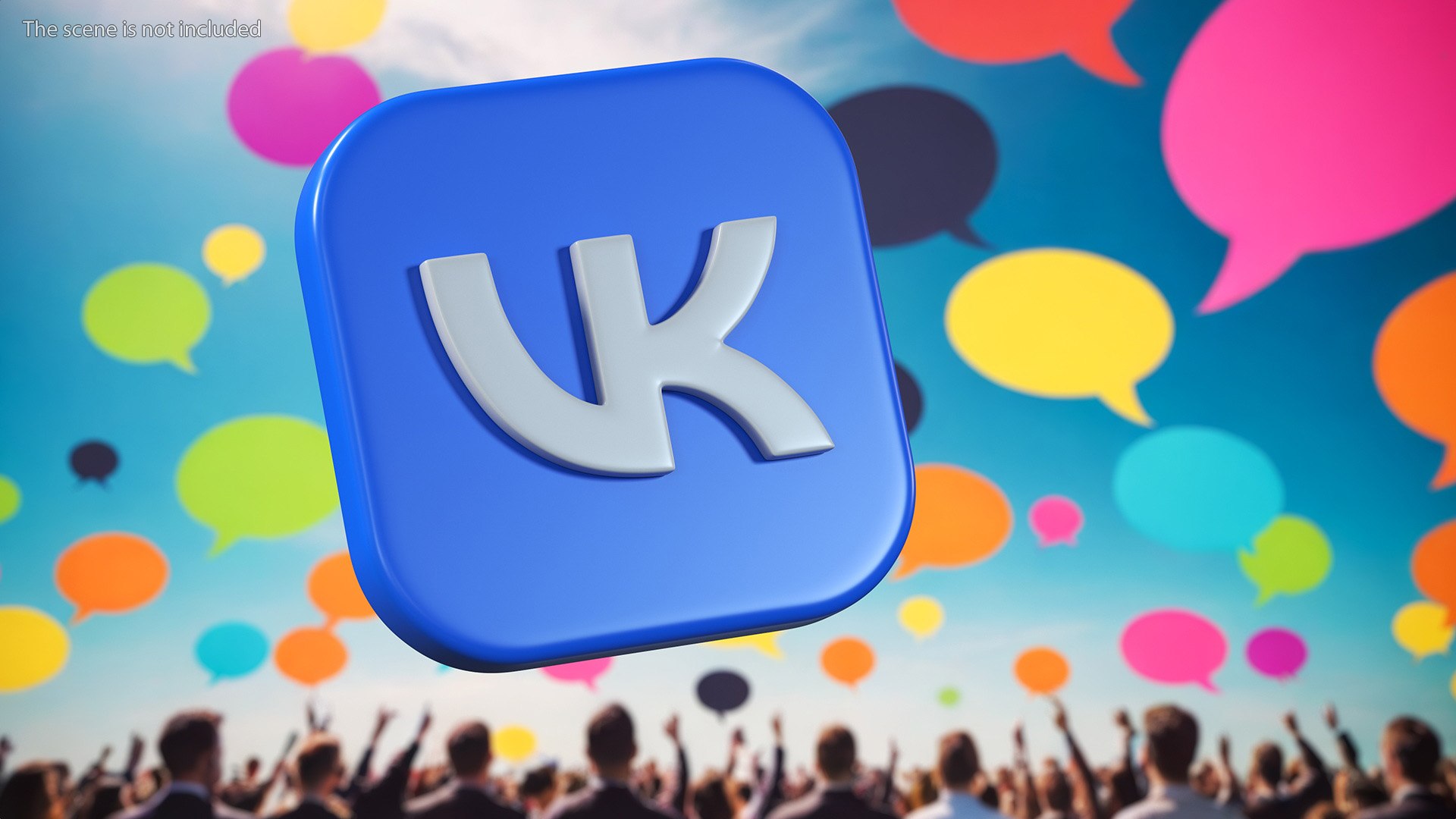 3D VK Icon Model - TurboSquid 2276751