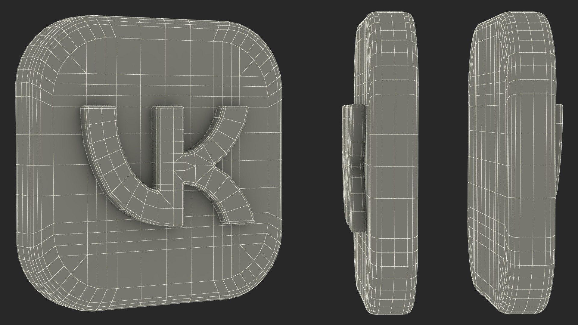 3D VK Icon Model - TurboSquid 2276751