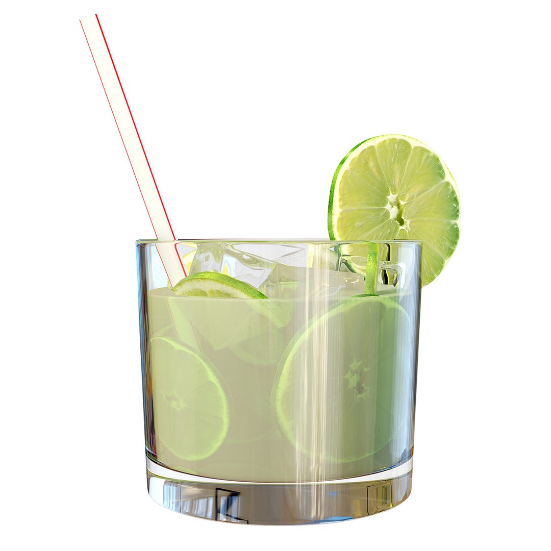 Capirinha Brazilian Drink 3D Model - TurboSquid 1300184