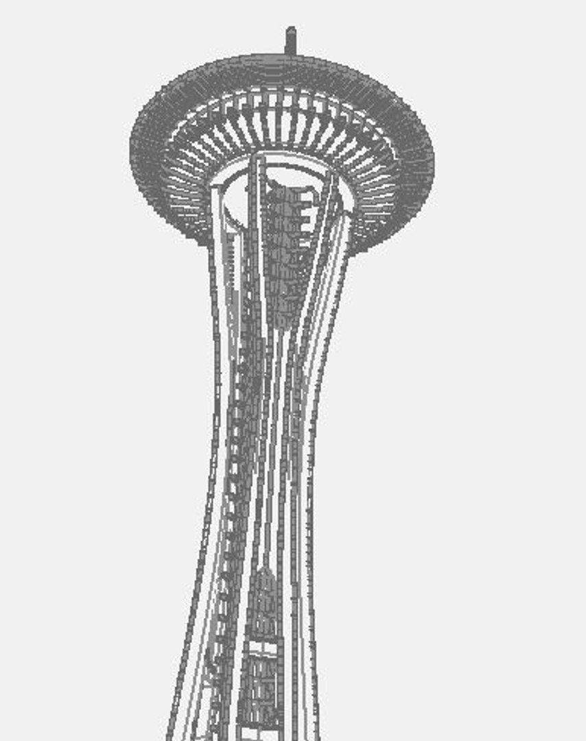 Structure Space Needle Seattle Model - TurboSquid 1210201