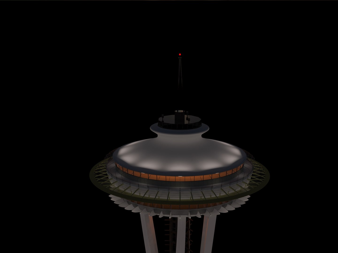 Structure Space Needle Seattle Model - TurboSquid 1210201