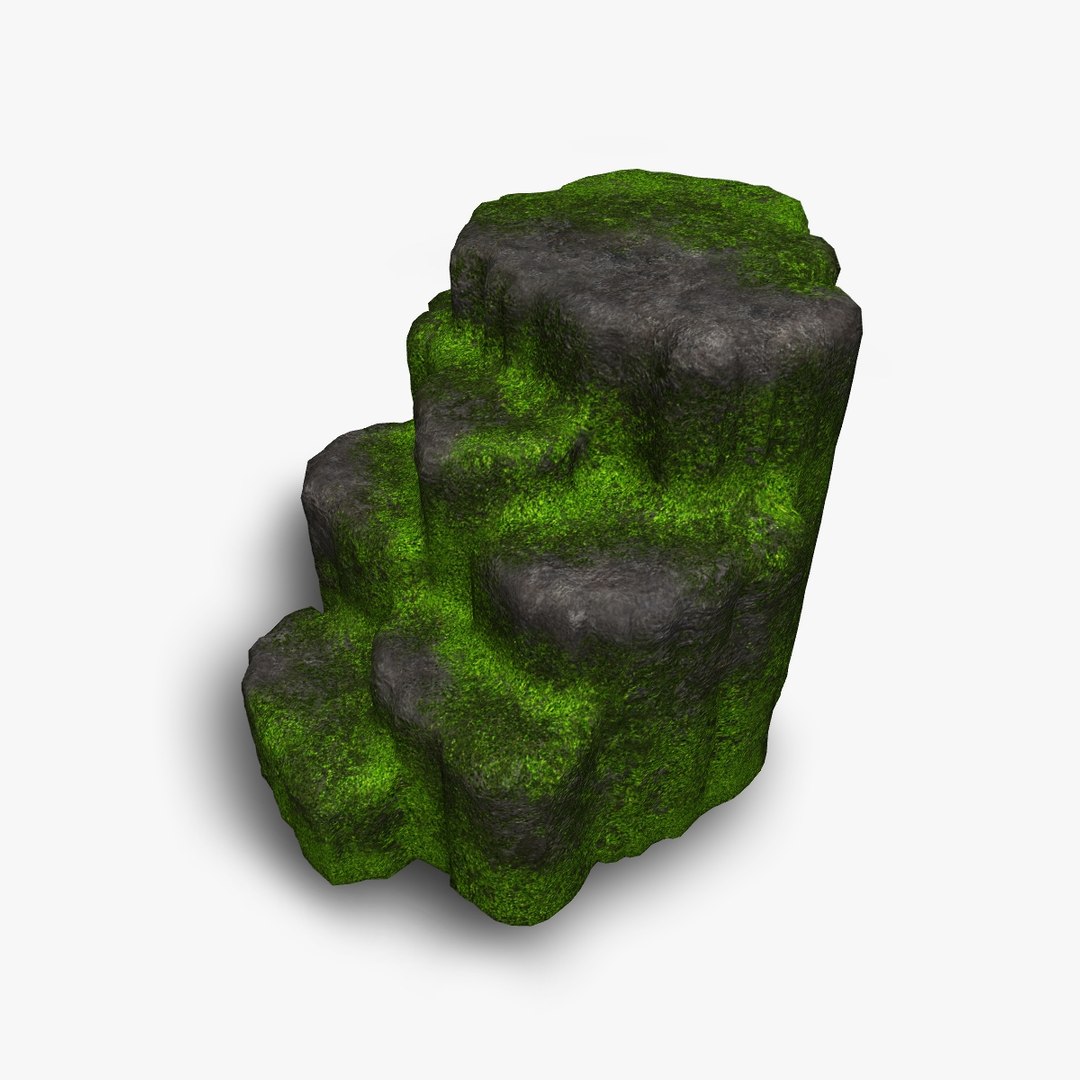 3D Cave Platform 1 - Moss 2 - TurboSquid 2066477