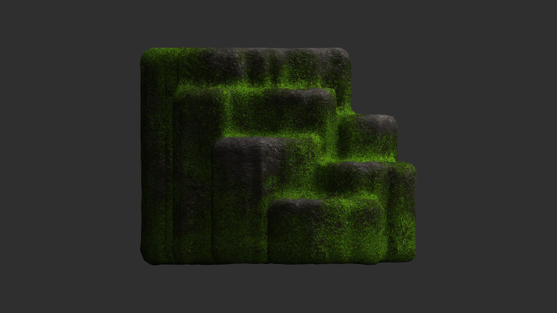 3D Cave Platform 1 - Moss 2 - TurboSquid 2066477